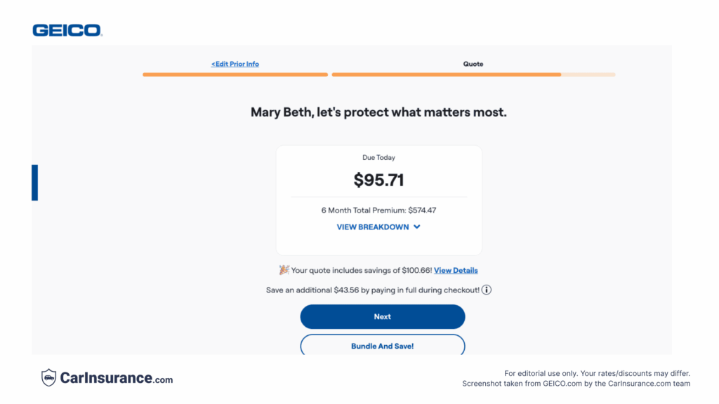 GEICO Car Insurance Review 2025: Costs and Coverage